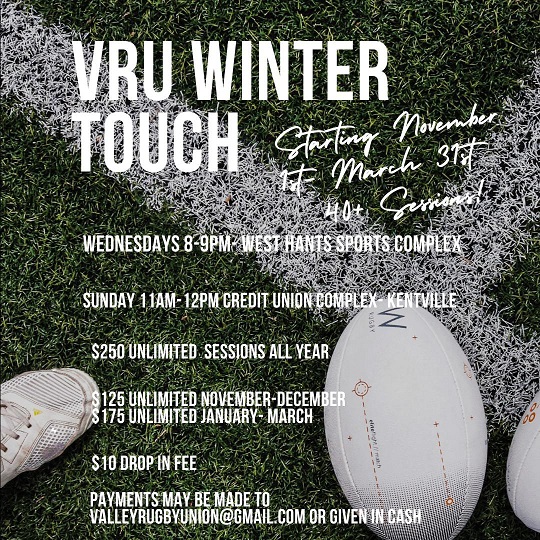 Winter Touch Rugby Series – Valley Rugby Union